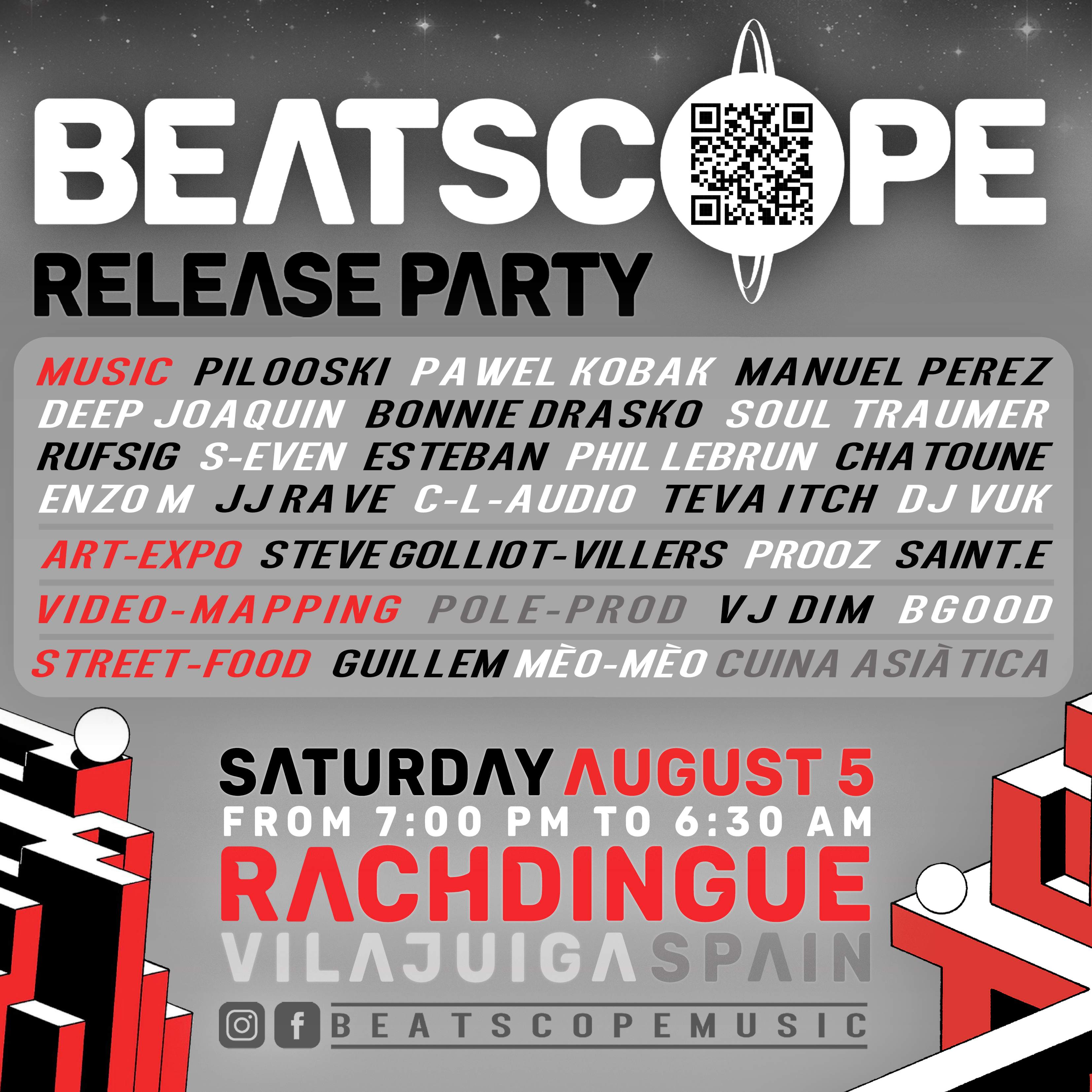 BEATSCOPE RELEASE PARTY at Rachdingue, Barcelona