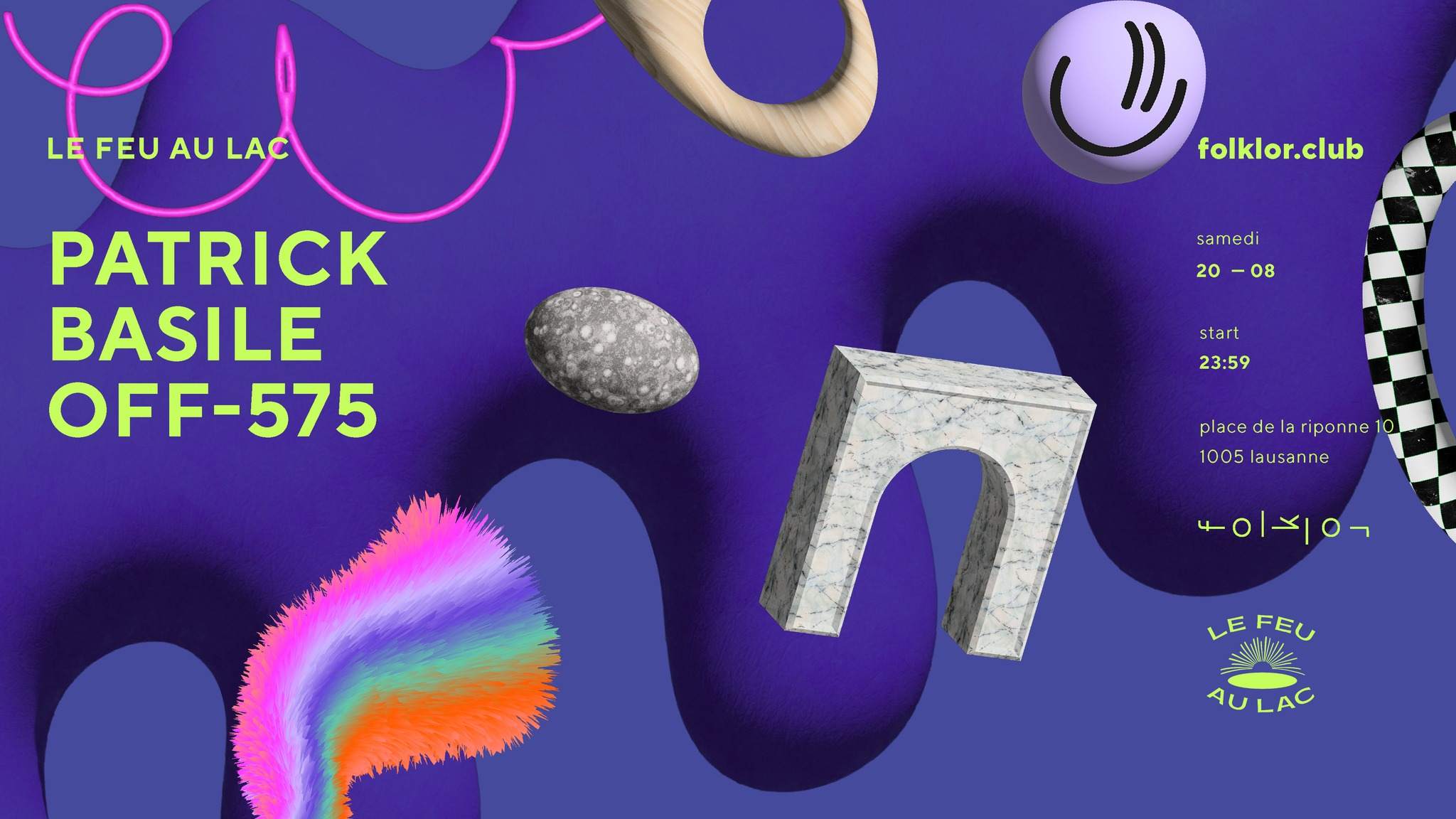 Le Feu Au Lac /// Patrick - Basile - OFF-575 at Folklor, Lausanne