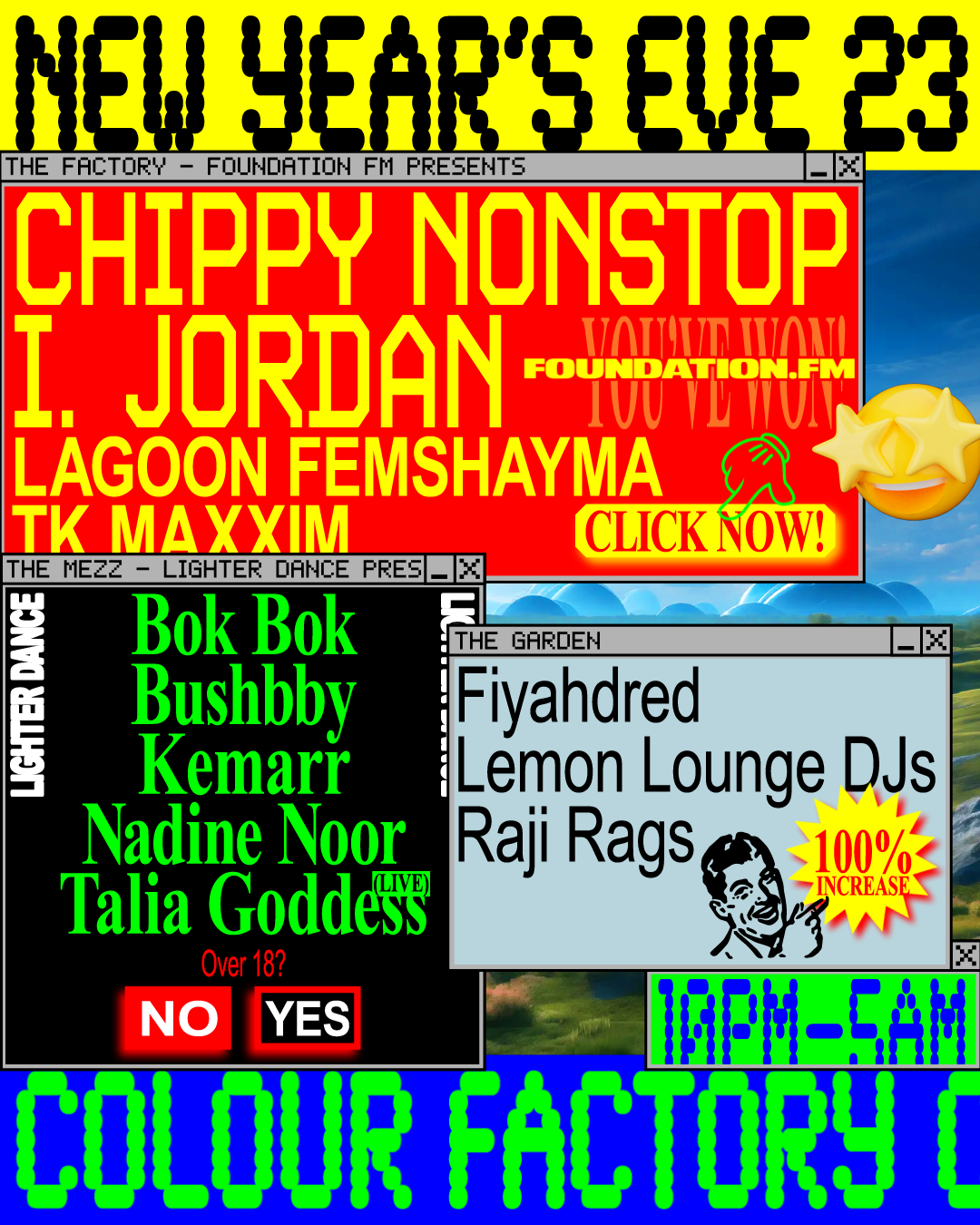 Colour Factory NYE at Colour Factory, London