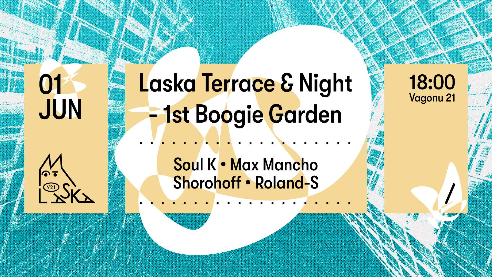 Laska Terrace & Night - 1st Boogie Garden at Laska V21, Riga