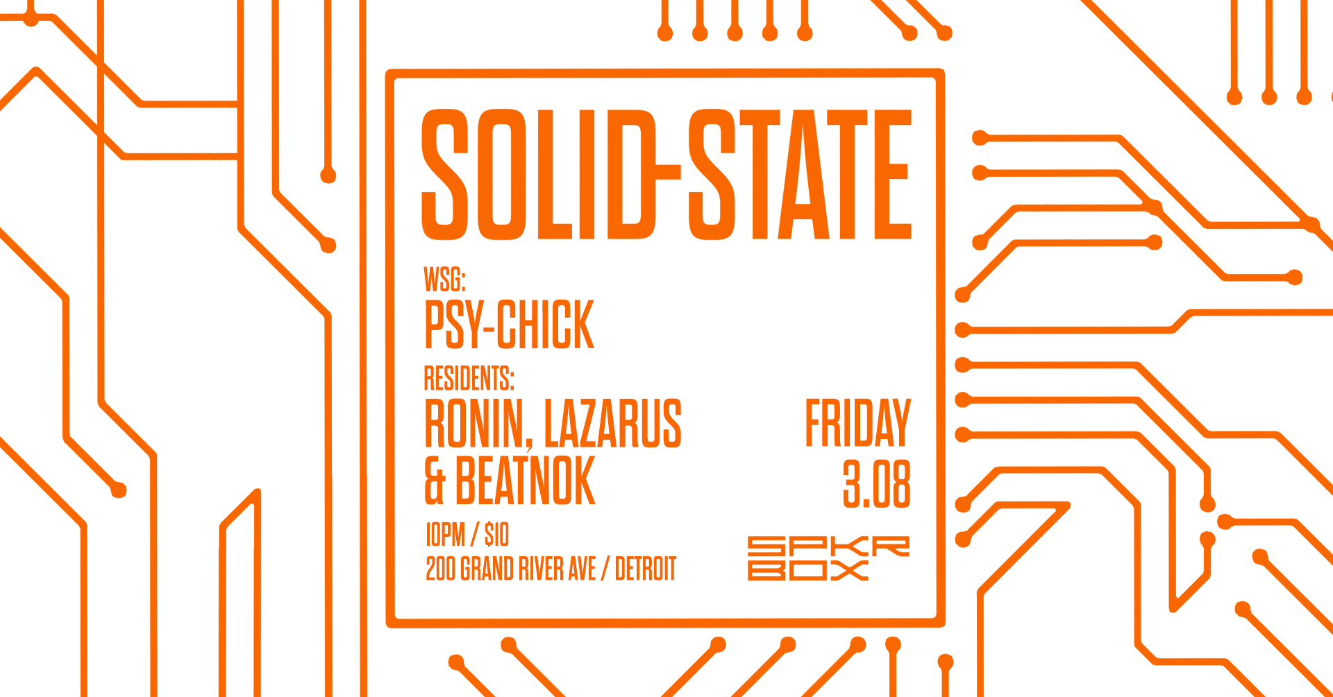Solid State at Spkrbox, Detroit