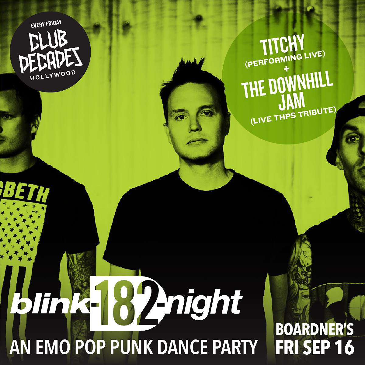 Club Decades - Emo Night at Boardner's by La Belle, Los Angeles