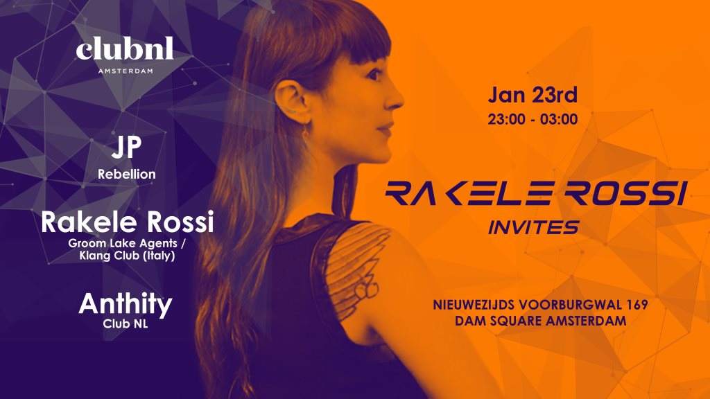 Rakele Rossi Invites em Club NL, Amsterdam