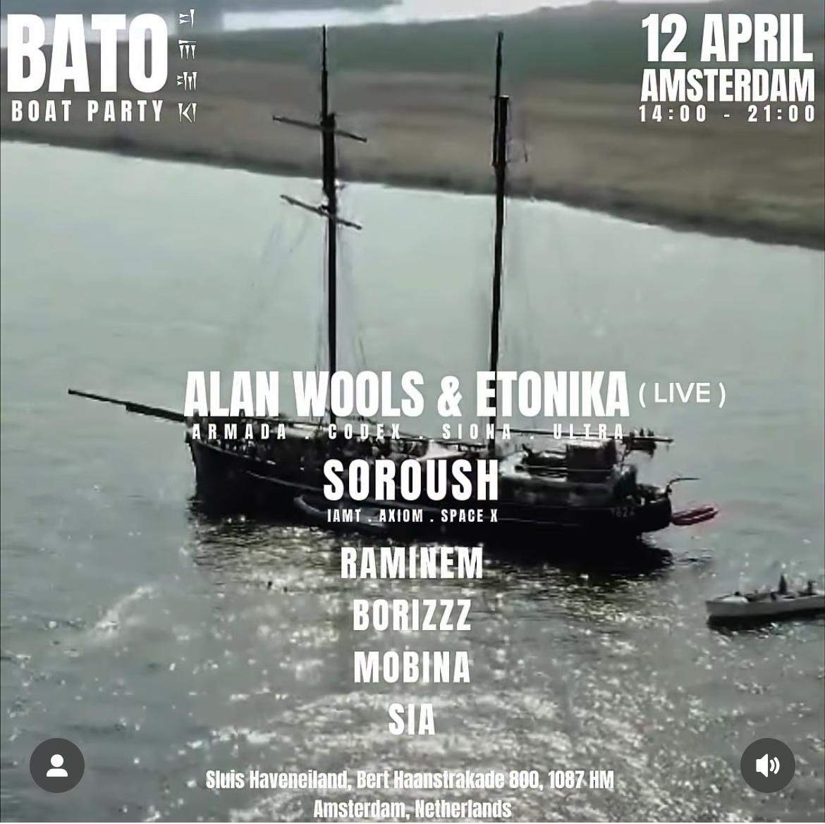 BATO A'dam BB (BATO Boat Party) at TBA - BATO Event A’dam, Amsterdam