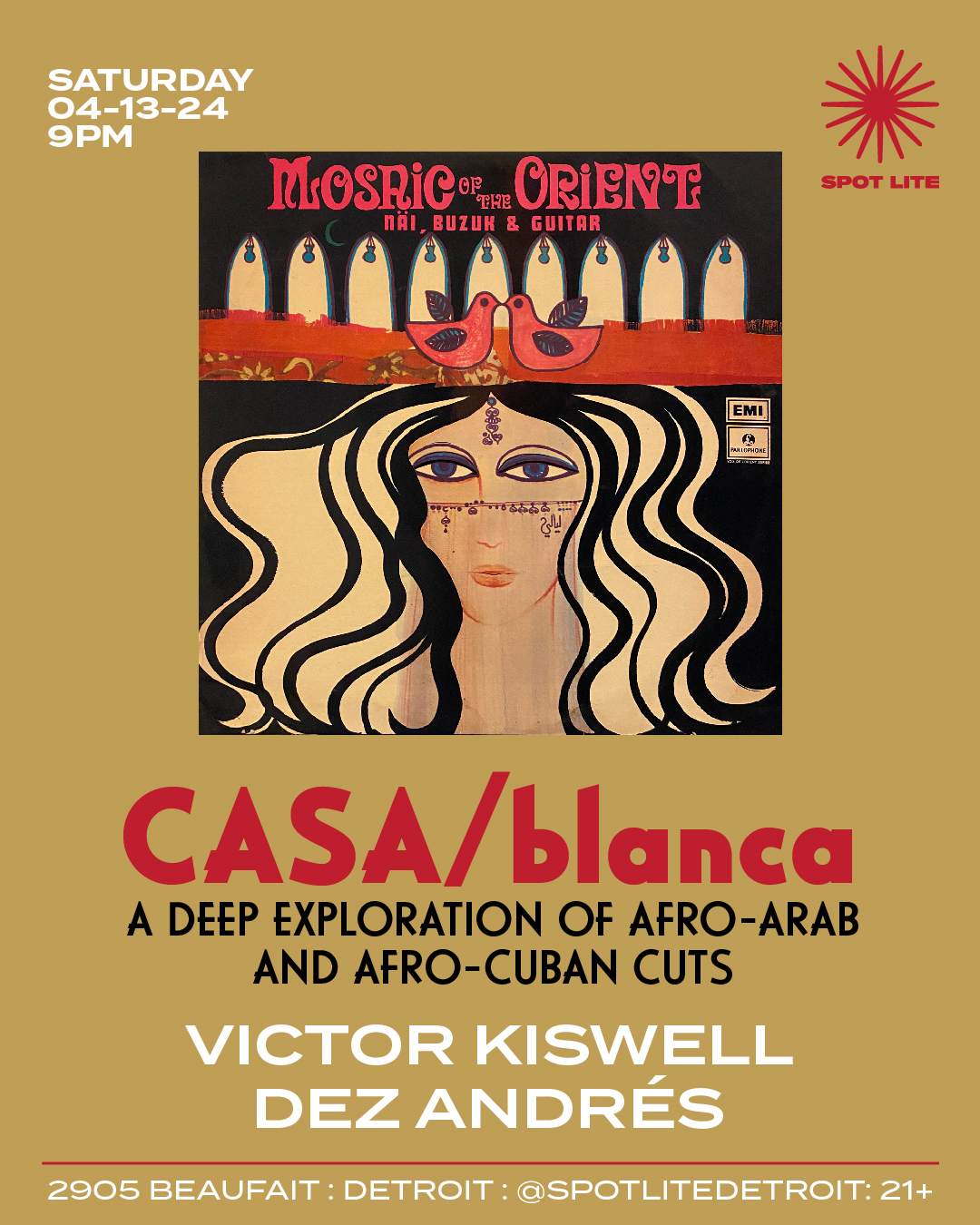 CASA/blanca ft Victor Kiswell & Dez Andrés at Spot Lite Detroit, Detroit