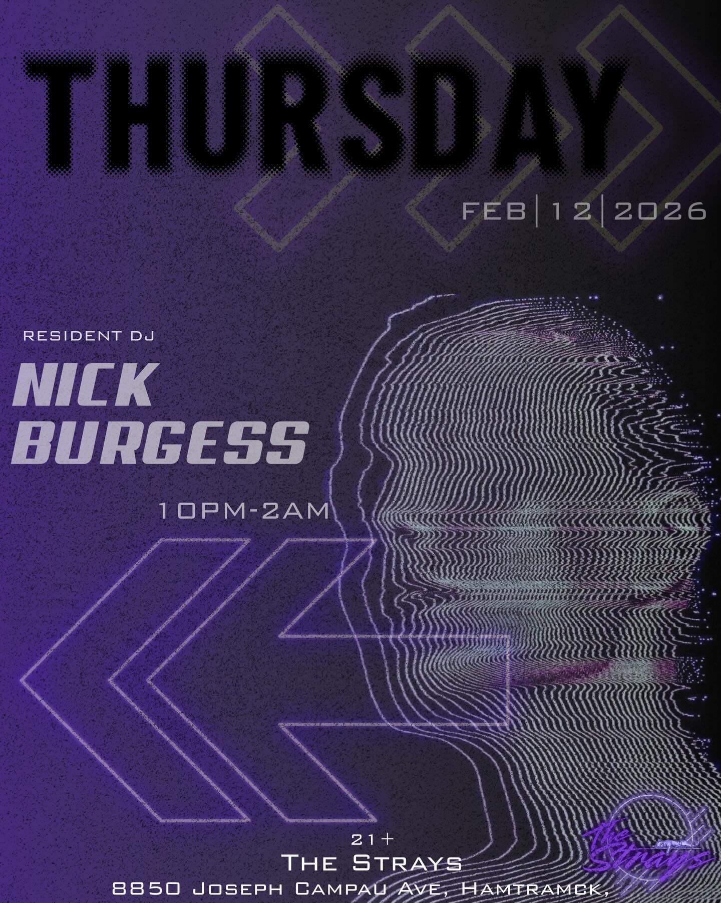Nick Burgess at TBA - The Strays, Detroit