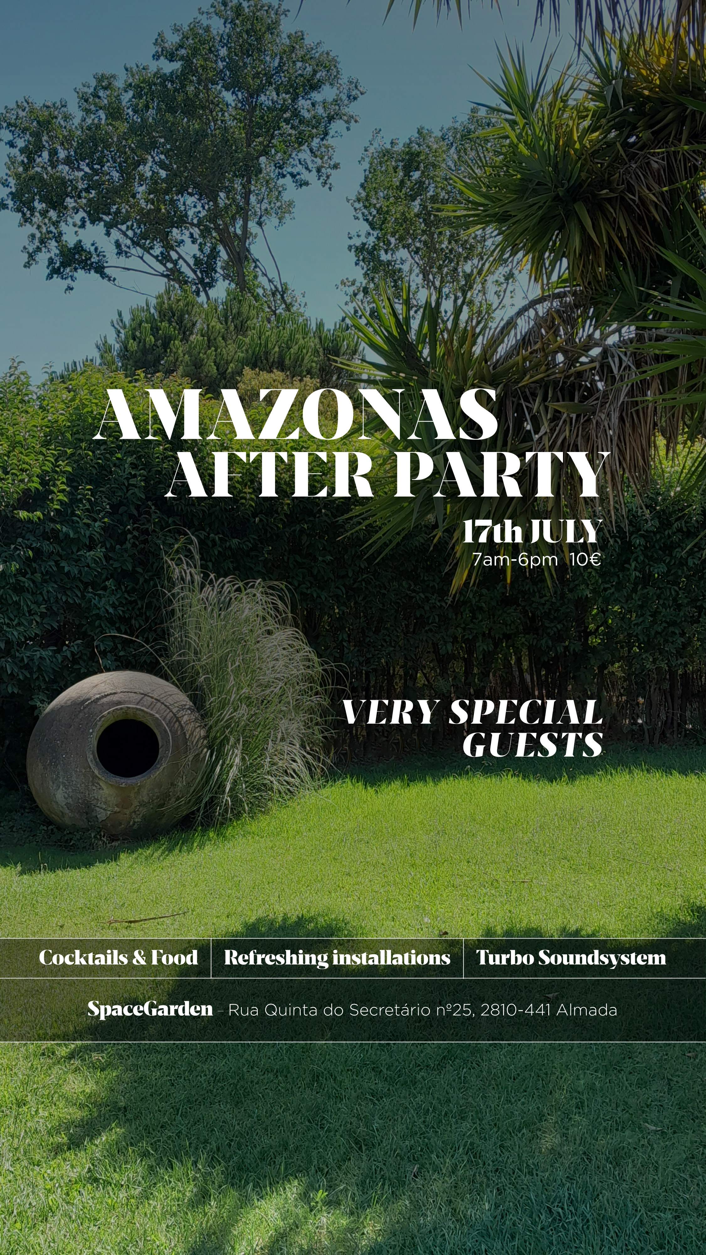 Amazonas After Party at Spacegarden, Lisbon