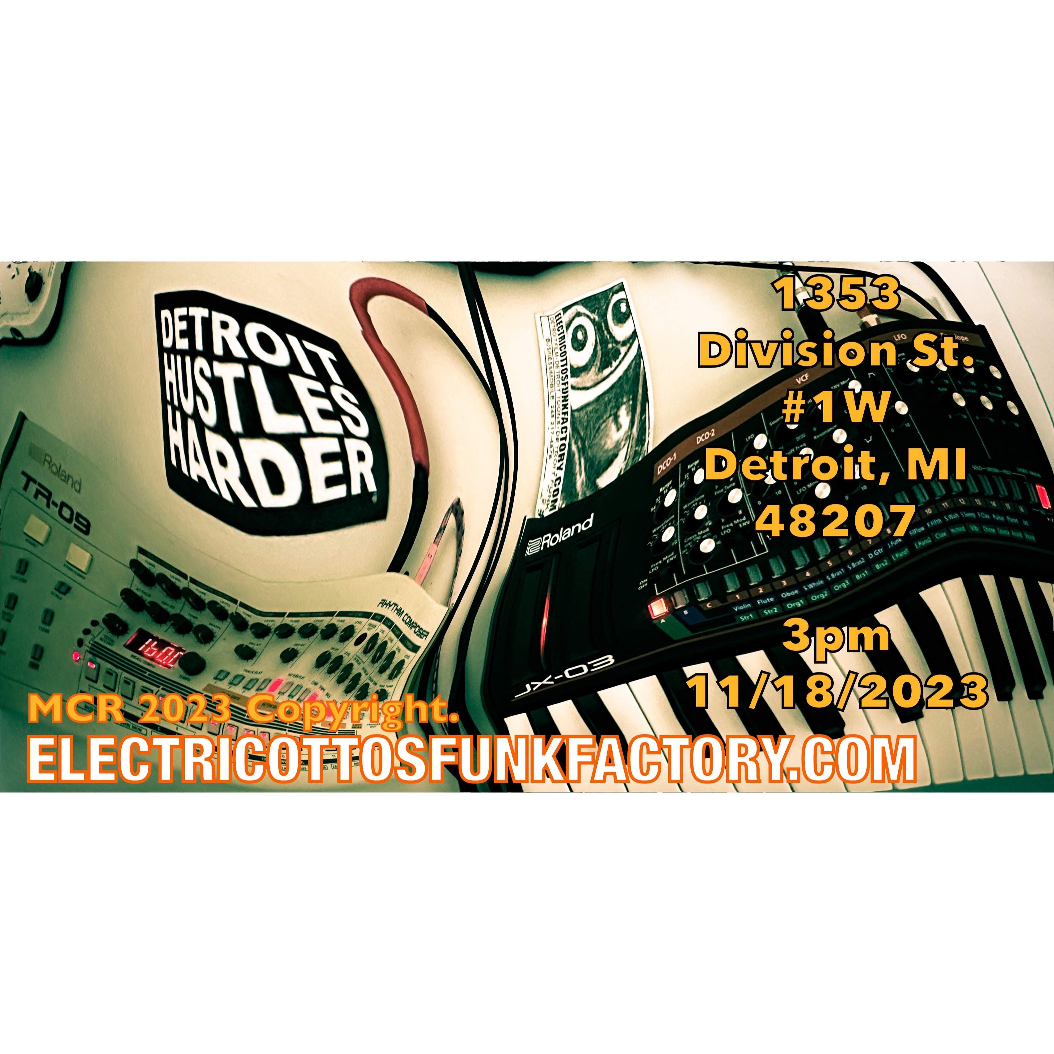 Electric Otto's Funk Factory at Detroit Hustles Harder, Detroit