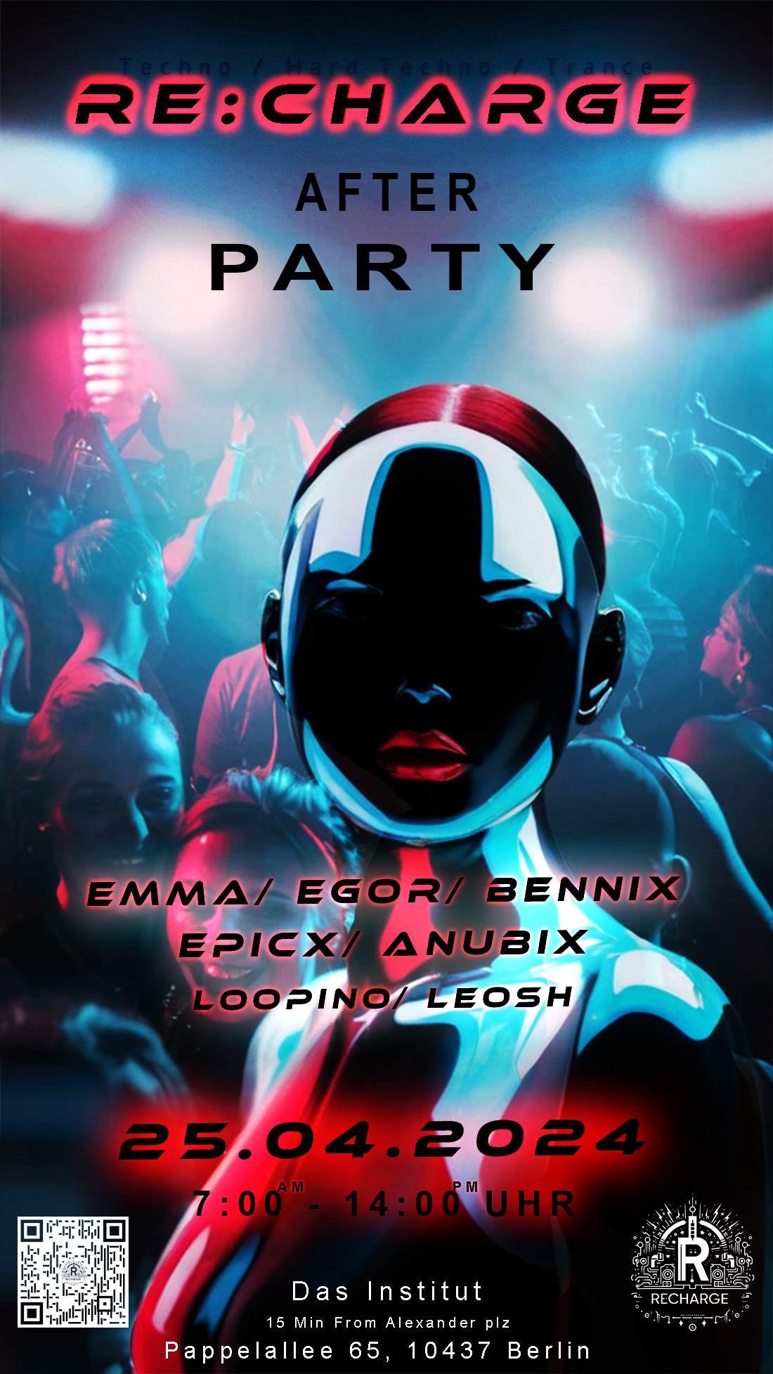 Recharge After Party at DAS Institut, Berlin