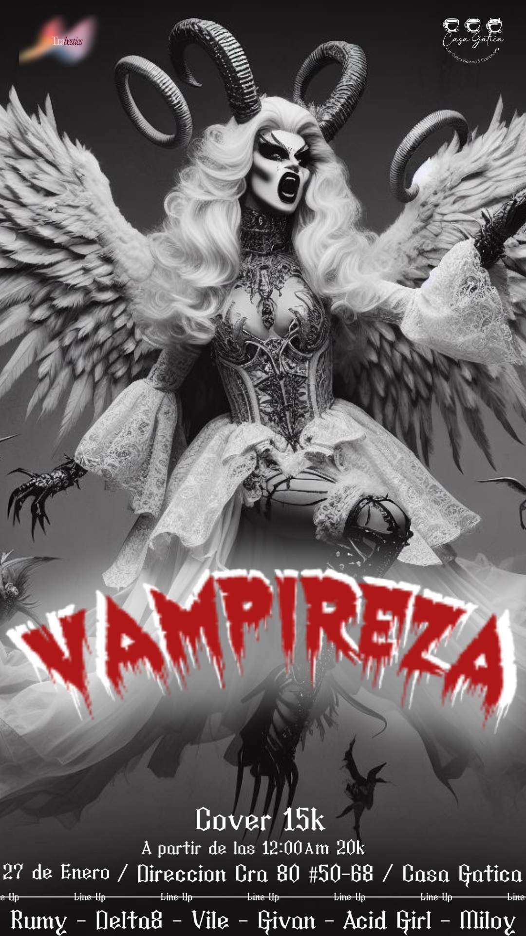 Vampireza at TBA - Casa Gatica, Medellin