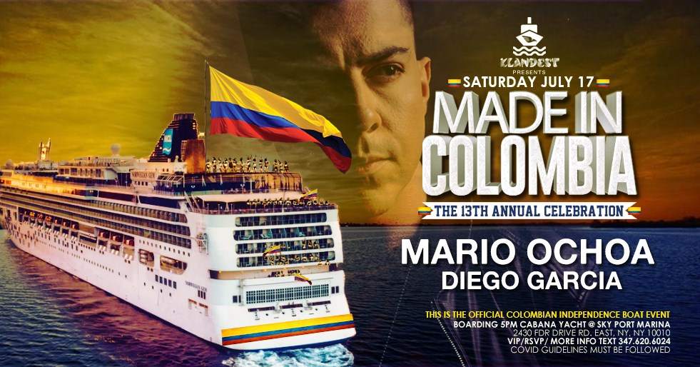 Mario Ochoa #Madeincolombia Boat-Party/ World's #1 Colombian DJ ...