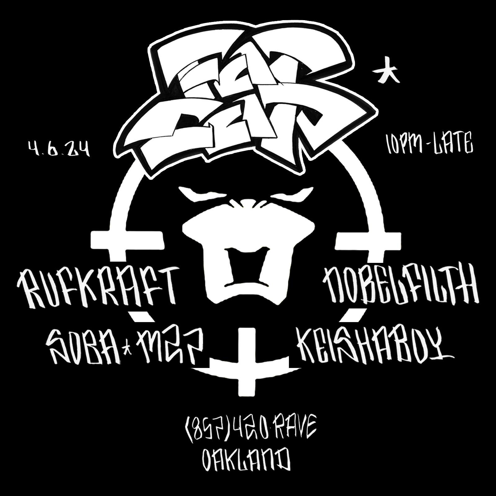 FAT CAP at TBA - (857) 420 RAVE, San Francisco/Oakland