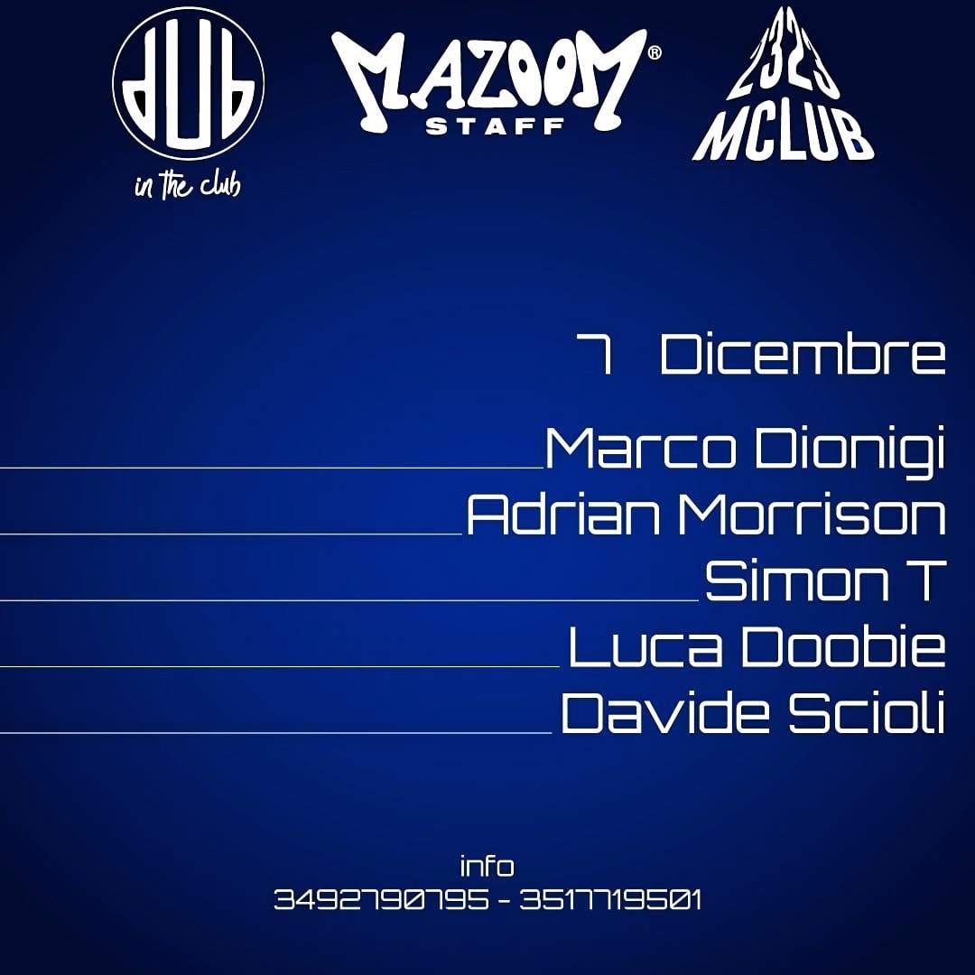 Dub in the Club presents MAZOOM a MILANO at Club 44, Milan