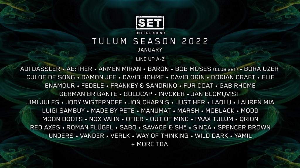 SET Underground's Tulum Cenote Jungle Experience with Ae:Ther, Fur Coat ...