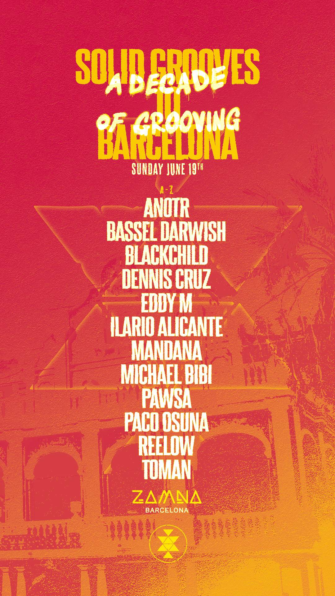 Solid Grooves - Off Barcelona at Castell de BEN Viure, Barcelona
