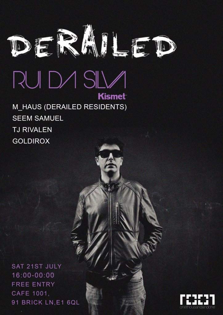 Rui Da Silva Day/Night Party em Cafe 1001, London