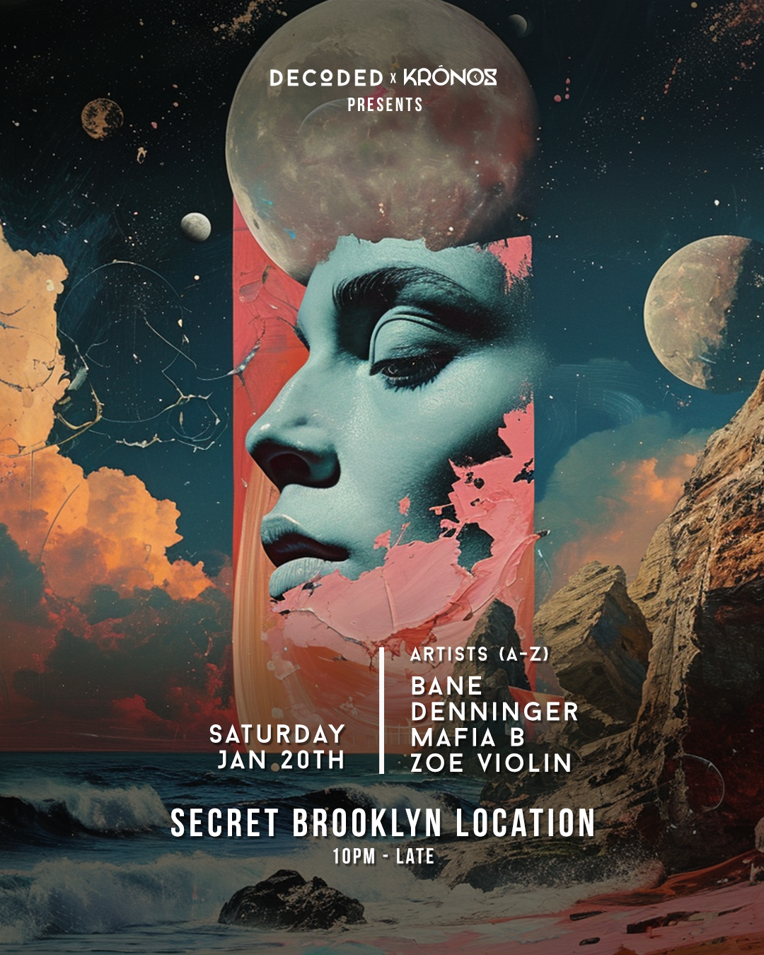Decoded x Kronos at Secret Brooklyn Location at TBA - secret brooklyn ...