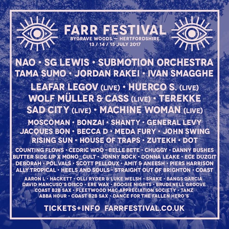 Tama Sumo, Leafar Legov, Moscoman added to Farr Festival 2017 · News RA