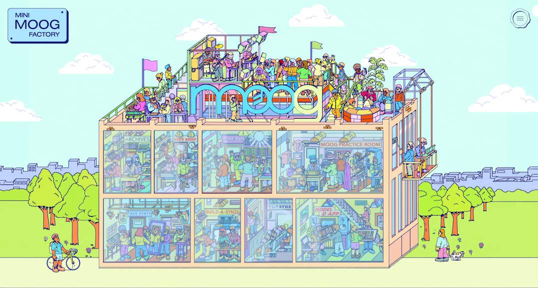 Moog celebrates founder's 89th birthday with interactive synth ...