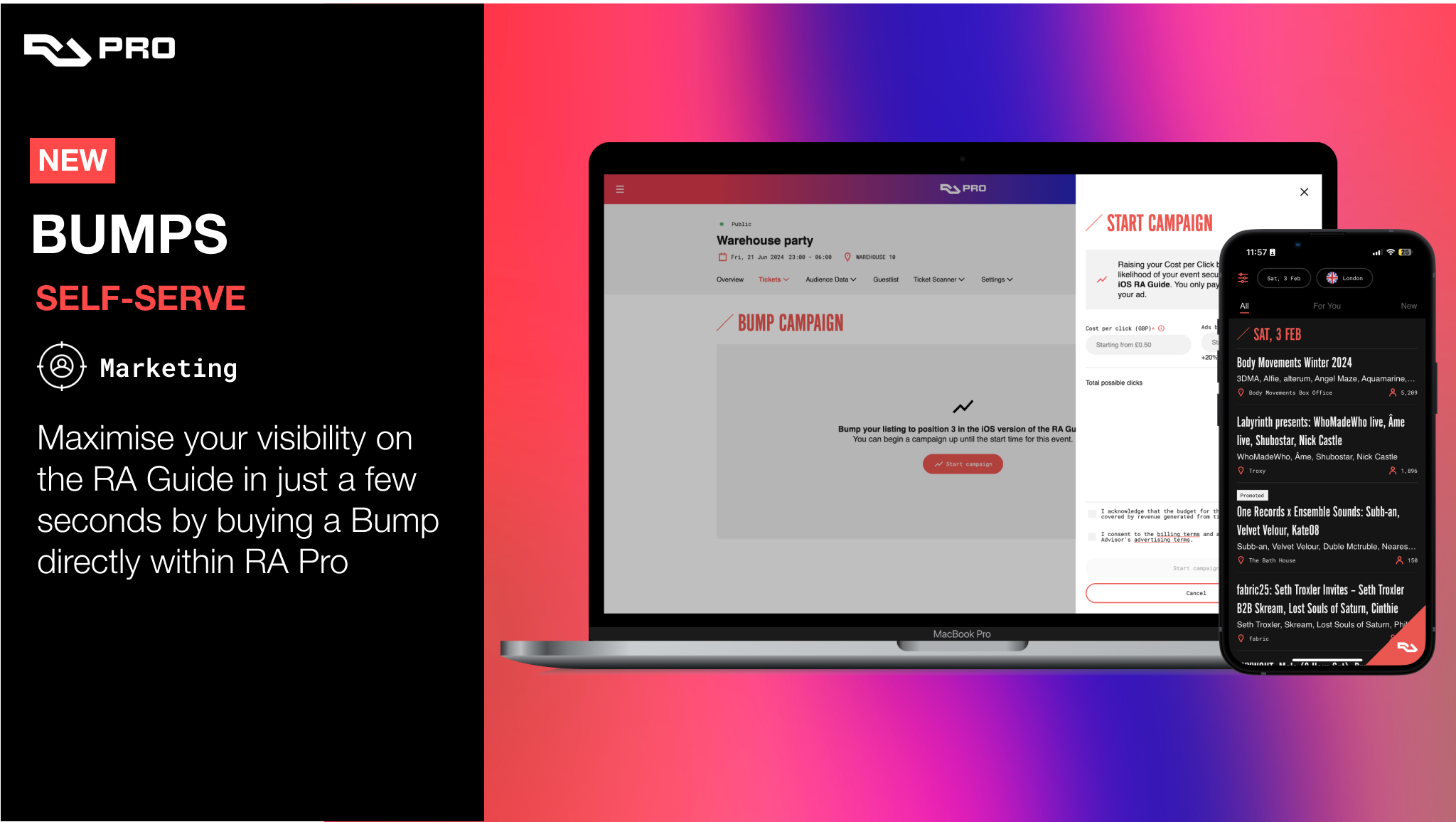 Maximise your event’s visibility and sell more tickets with RA Bumps ...