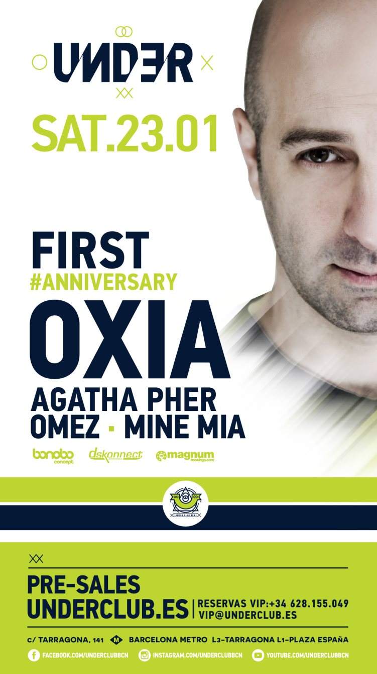 Under Club presents First Anniversary at Under Club, Barcelona
