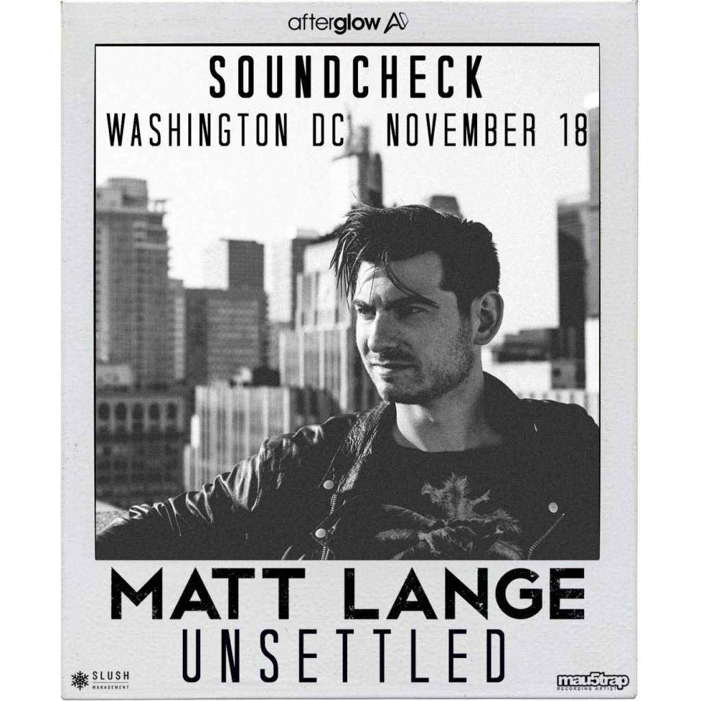 Matt Lange at Soundcheck, Washington DC