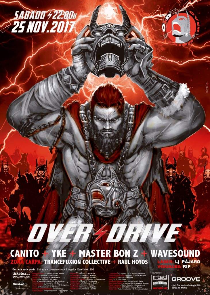 OVERDRIVE at Sala Groove, Madrid