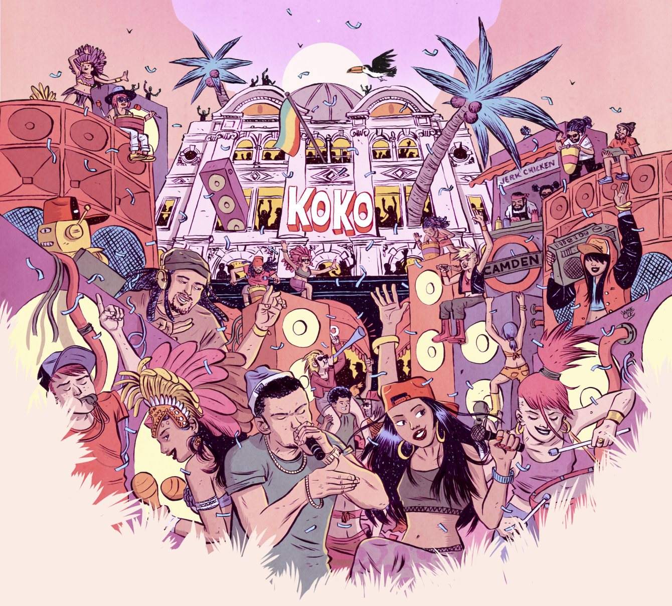 Carnival Warm Up - Mala, Lady Leshurr, Ocean Wisdom, Jamie Rodigan at ...