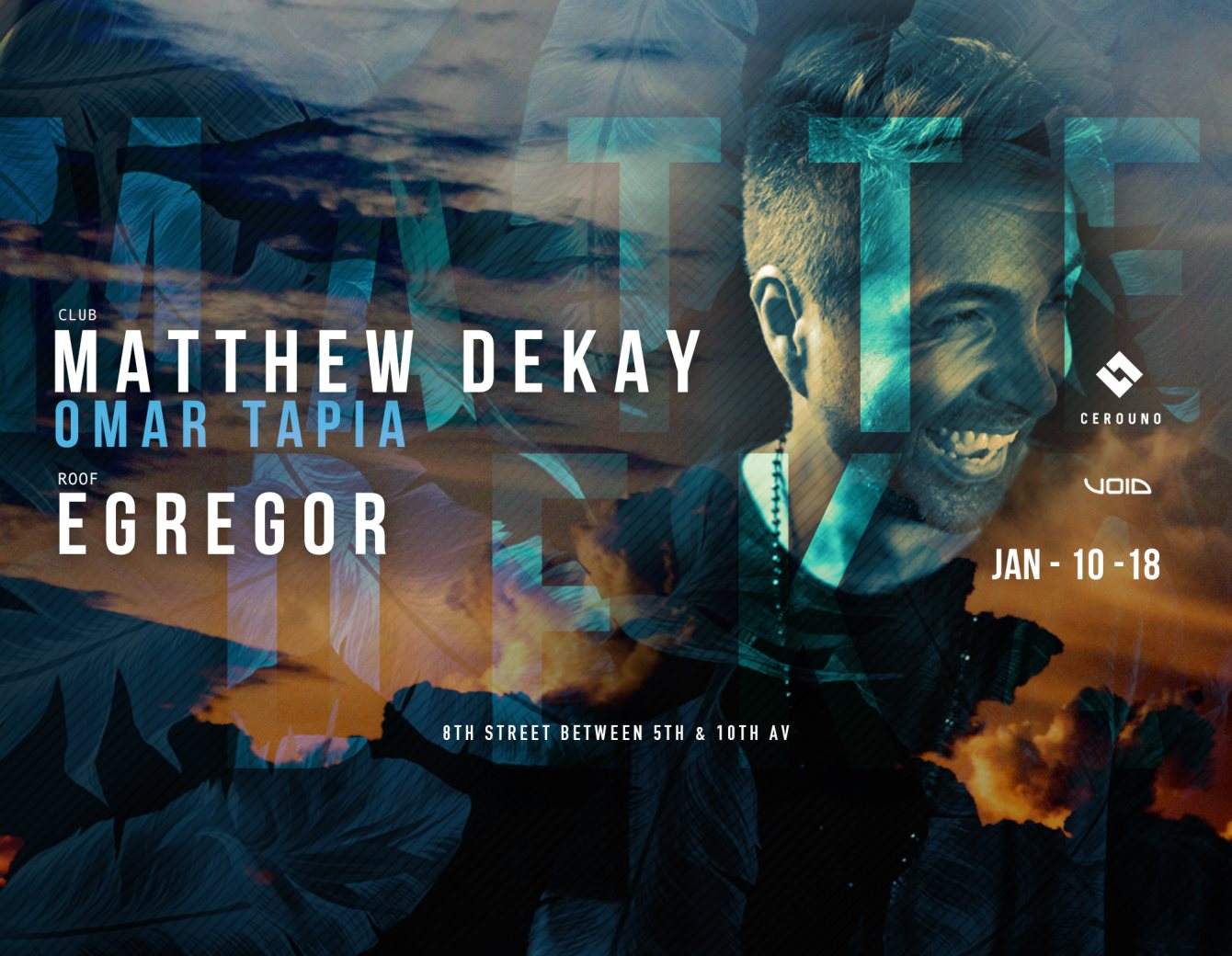 Matthew Dekay at Club 01, Mexico