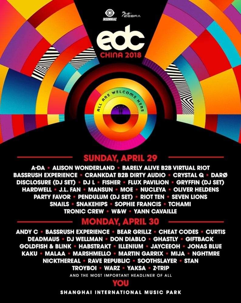 EDC Music Festival at EDC, Shanghai