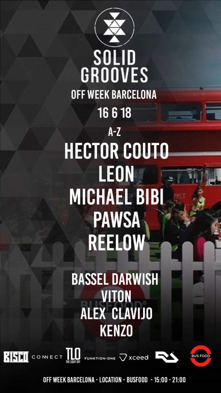 Solid Grooves - Off Week Barcelona (Open Air) at Bus Terraza, Barcelona
