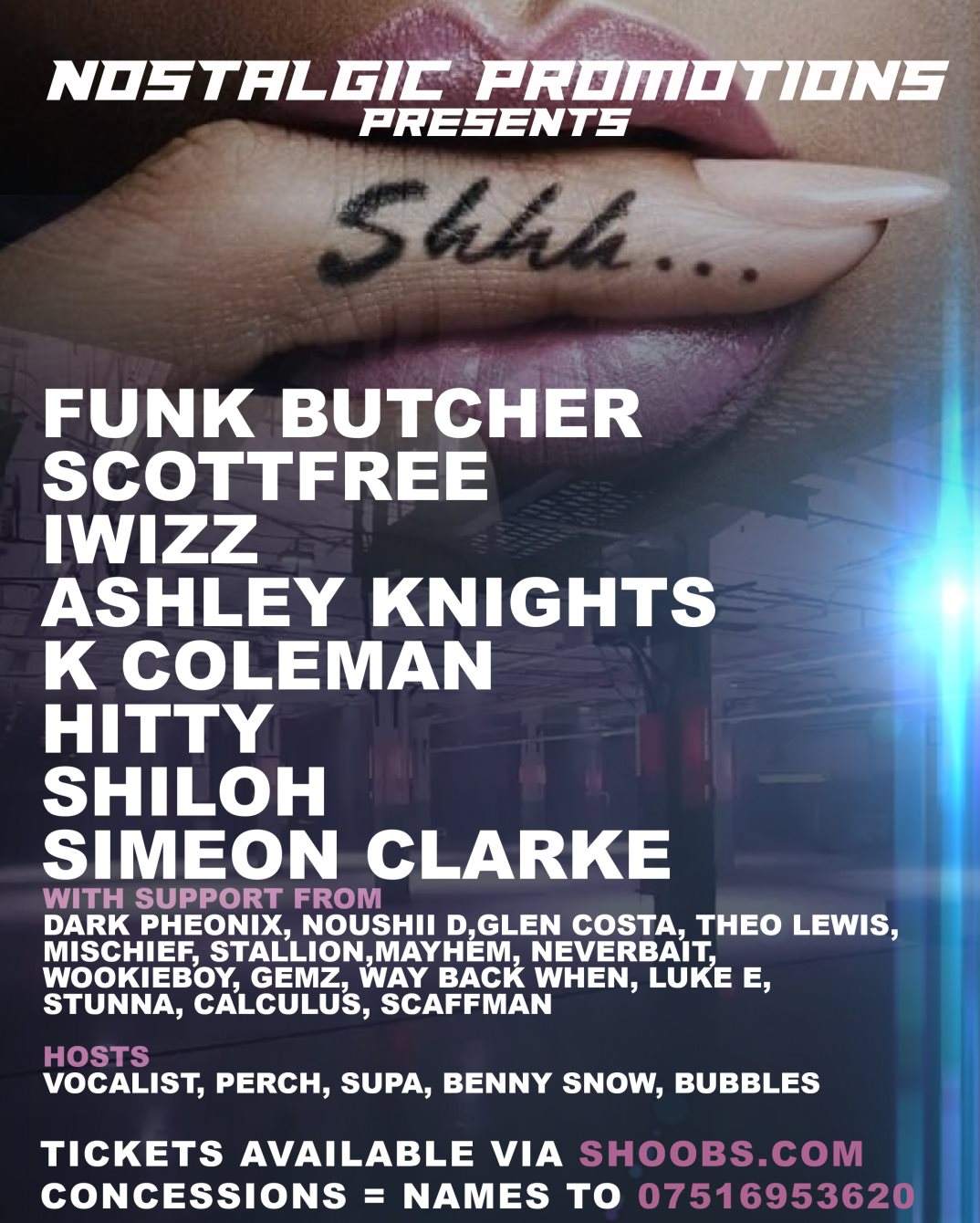 SHHH! Secret Warehouse Party at TBA - East London, London