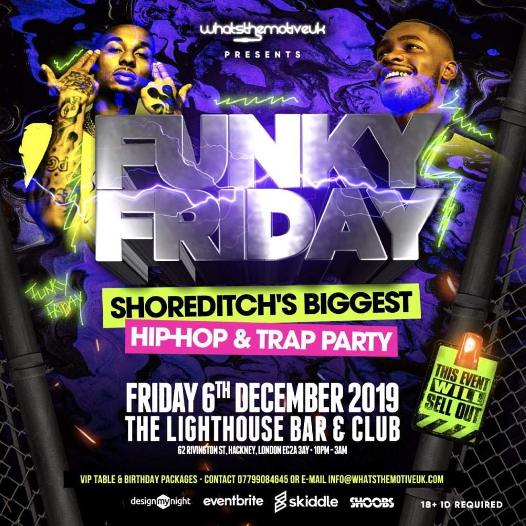 Funky Friday - Hip Hop / Bashment / Afrobeats at The Lighthouse Bar ...
