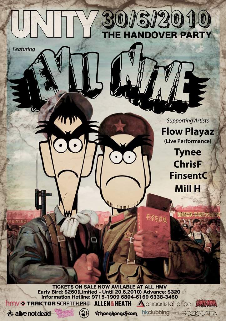 3-A Proudly presents: 'Unity' Handover Party feat Evil Nine at TBA ...