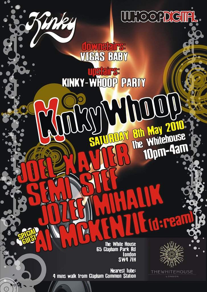 Vegas Baby + Kinky Whoop Party at The White House, London