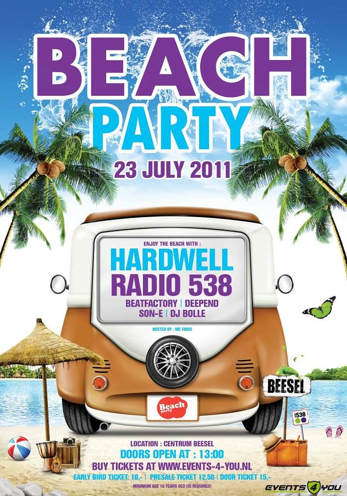 Beachparty 2011 at Centrum Beesel, Other regions
