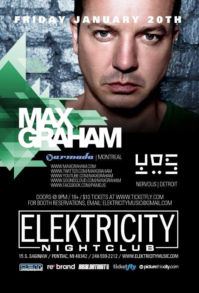 Max Graham with Yos at Elektricity, Detroit