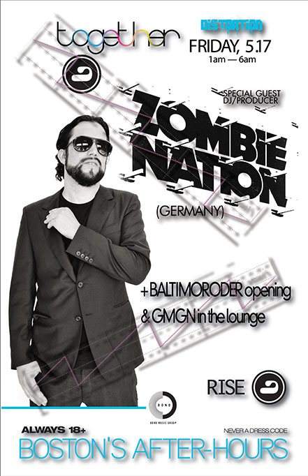 Zombie Nation at RISE After-Hours, Boston