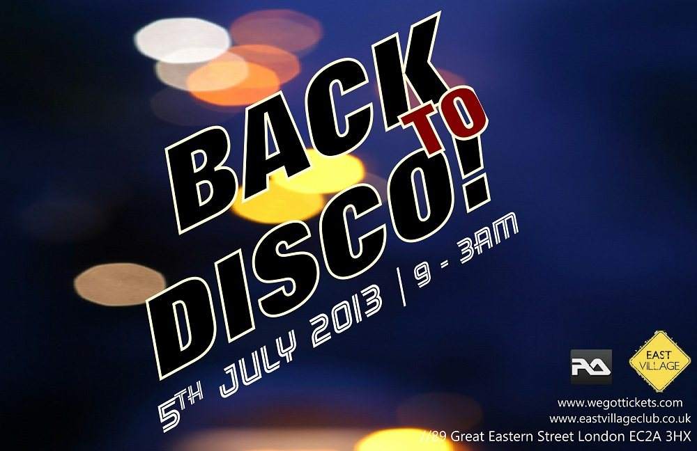 Back to Disco at Trapeze Basement, London