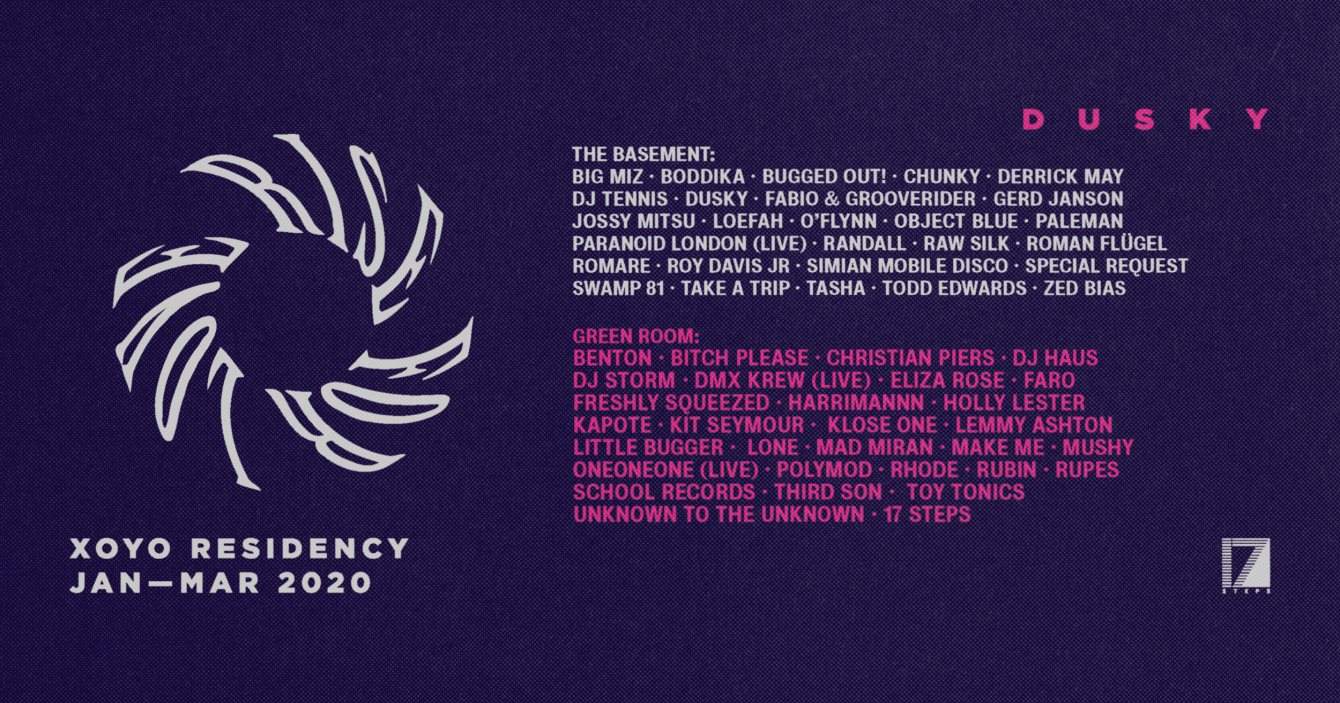 Dusky, Gerd Janson, DJ Haus (All Night) & Raw Silk [Tickets On The Door ...