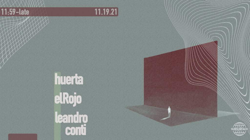 Subsurface 027: Huerta, elRojo, Leandro Conti at Secret Location ...