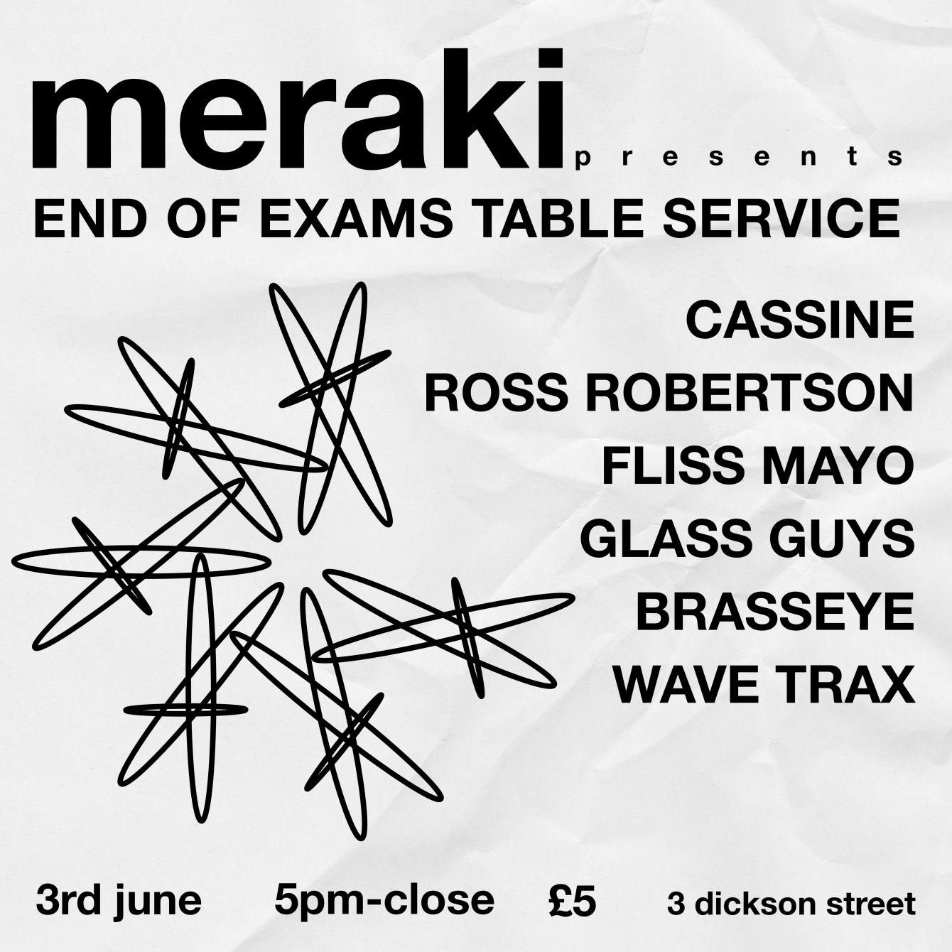 End of Exams Table Service at Meraki, Liverpool
