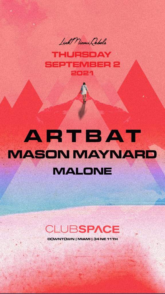 Artbat & Mason Maynard by Link Miami Rebels at Club Space Miami, Miami