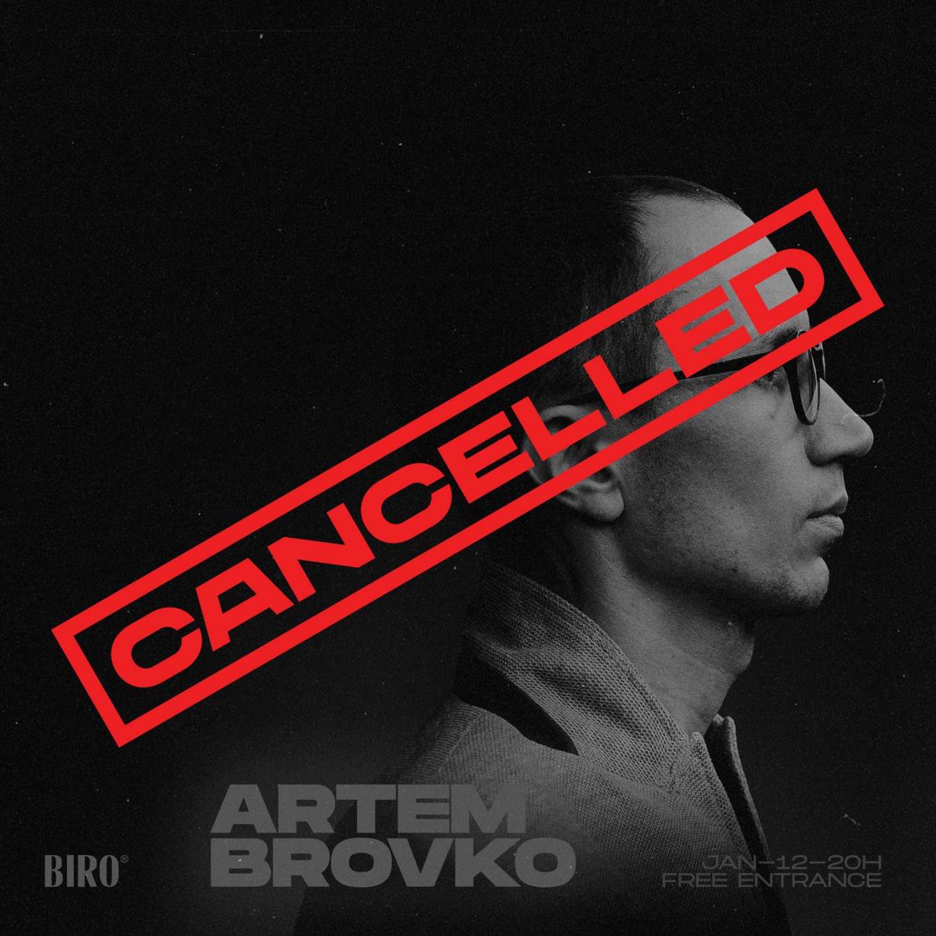 [CANCELLED] Artem Brovko at BIRO, Montenegro