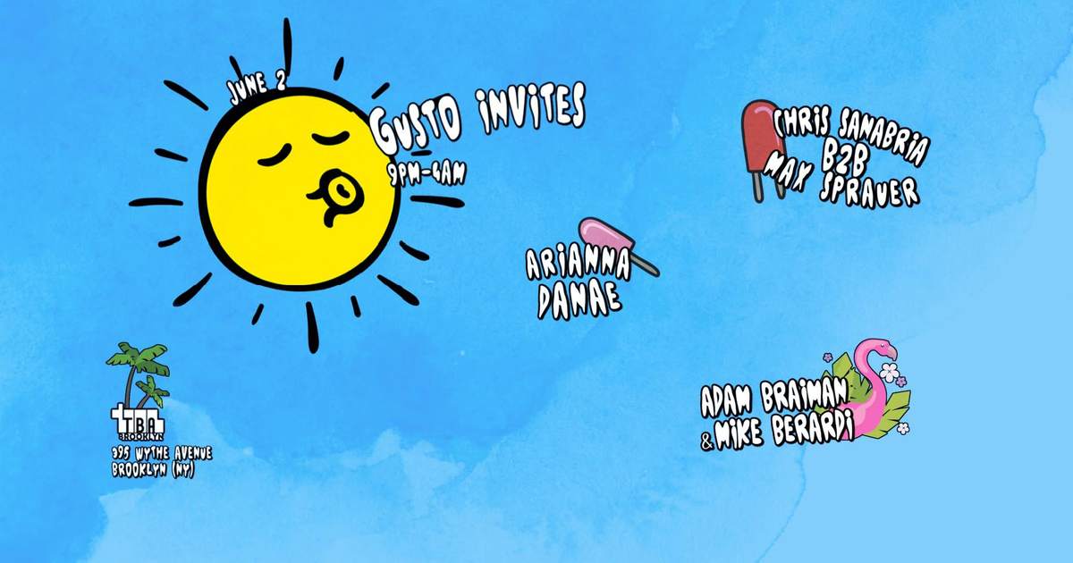 Gusto Invites at TBA Brooklyn, New York