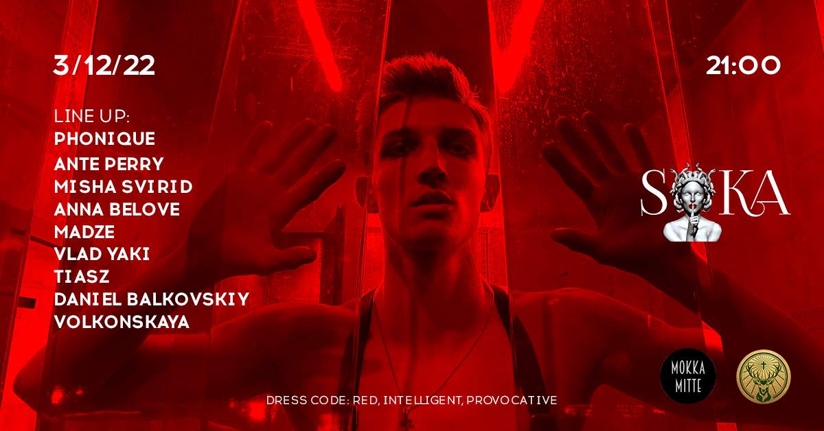SUKA PARTY at Mokka Mitte Bar / James Simon Park, Berlin