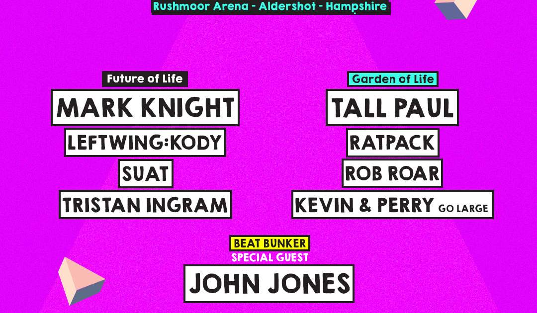 Lets Love Life at Rushmoor Arena Aldershot, South + East