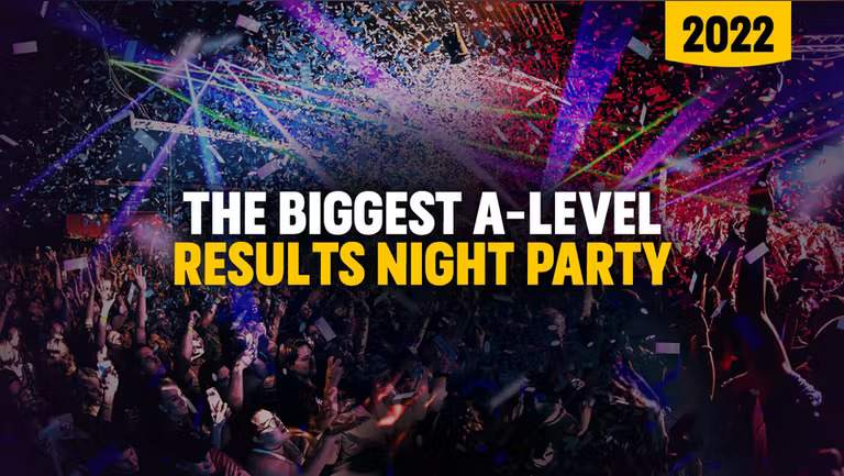 The Biggest A-Level Results Night Party at Fire & Lightbox, London