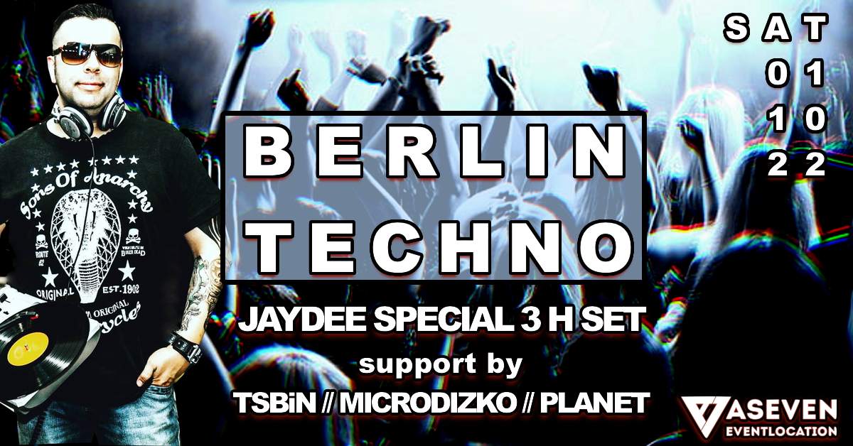 Berlin Techno pres. JayDee (3h Set) // 90er Rave Techno // at ASeven ...