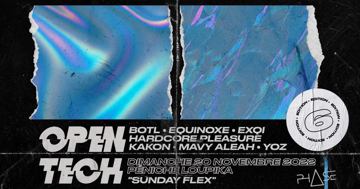 OPEN TECH #6 at Péniche Loupika, Lyon